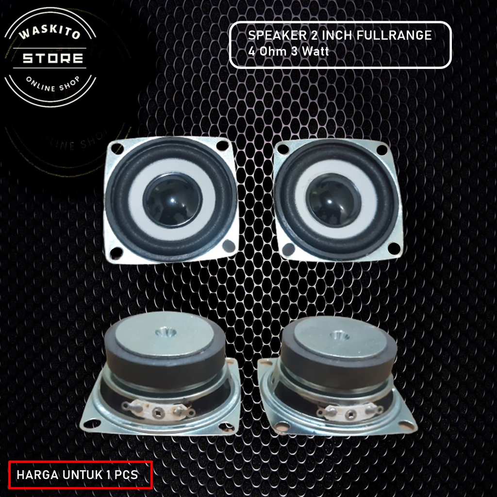 Jual Speaker 2 Inch Fullrange 4 ohm 3 Watt Magnet Besar | Shopee Indonesia