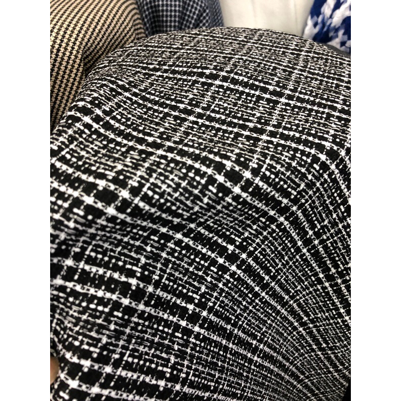 Jual Bahan Semi Woll Tweed Motif Garment | Shopee Indonesia