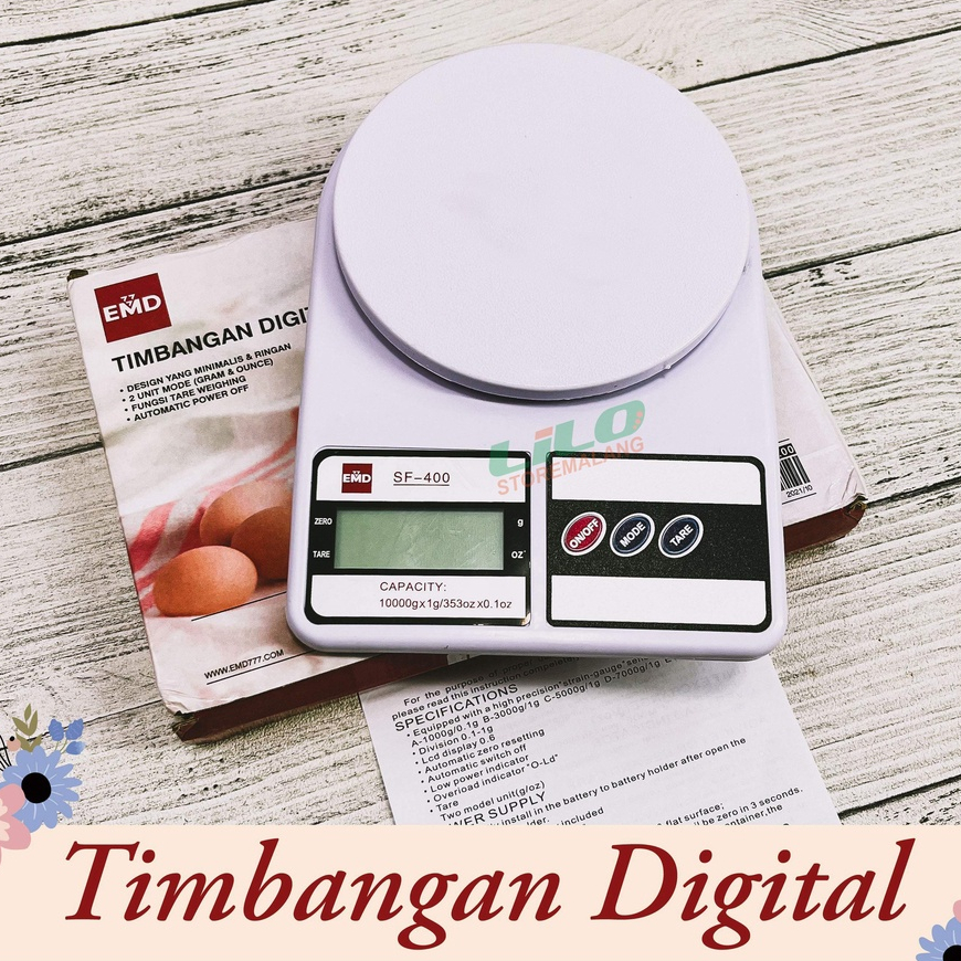 Jual MSM Timbangan Dapur/Kitchen Scale SF 400 Digital Elektronik 10 kg ...