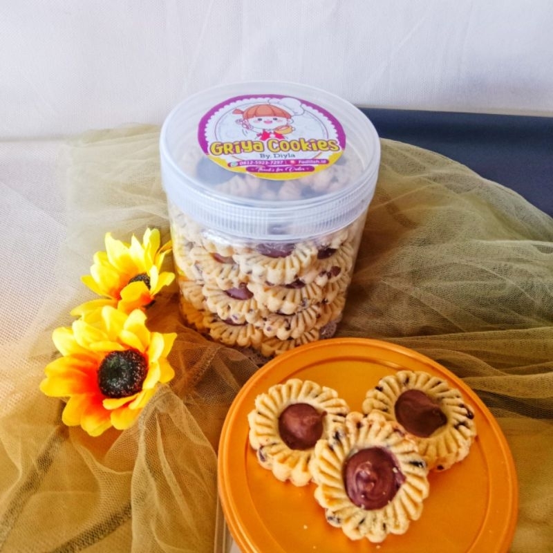 Jual Kue Lebaran - Jam Tart Cookies Choco Nutella - Kue Kering - Kue ...