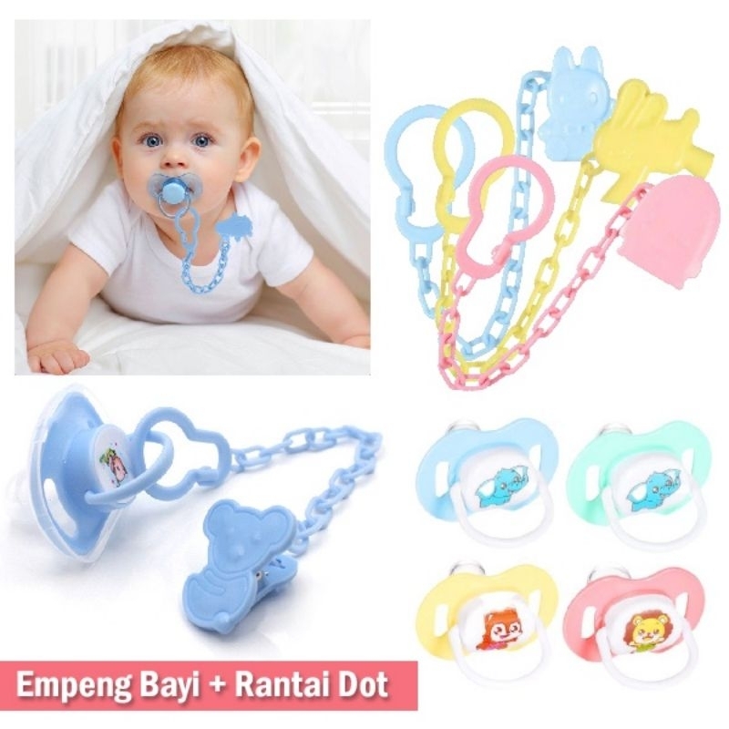Jual Beluga Empeng Rantai bayi/ Beluga baby pacifier set | Shopee Indonesia