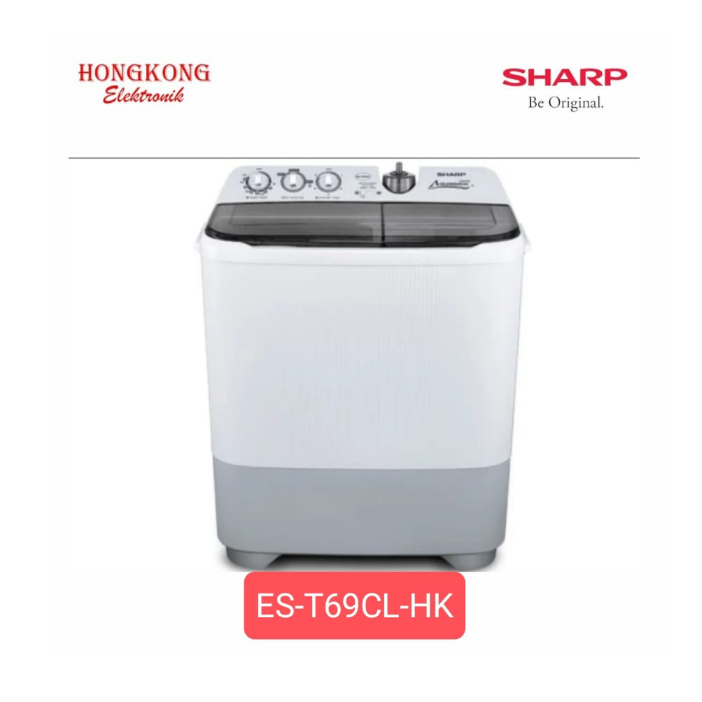 Jual SHARP MESIN CUCI TWIN TUB ES-T96CL-HK 9 KG | Shopee Indonesia