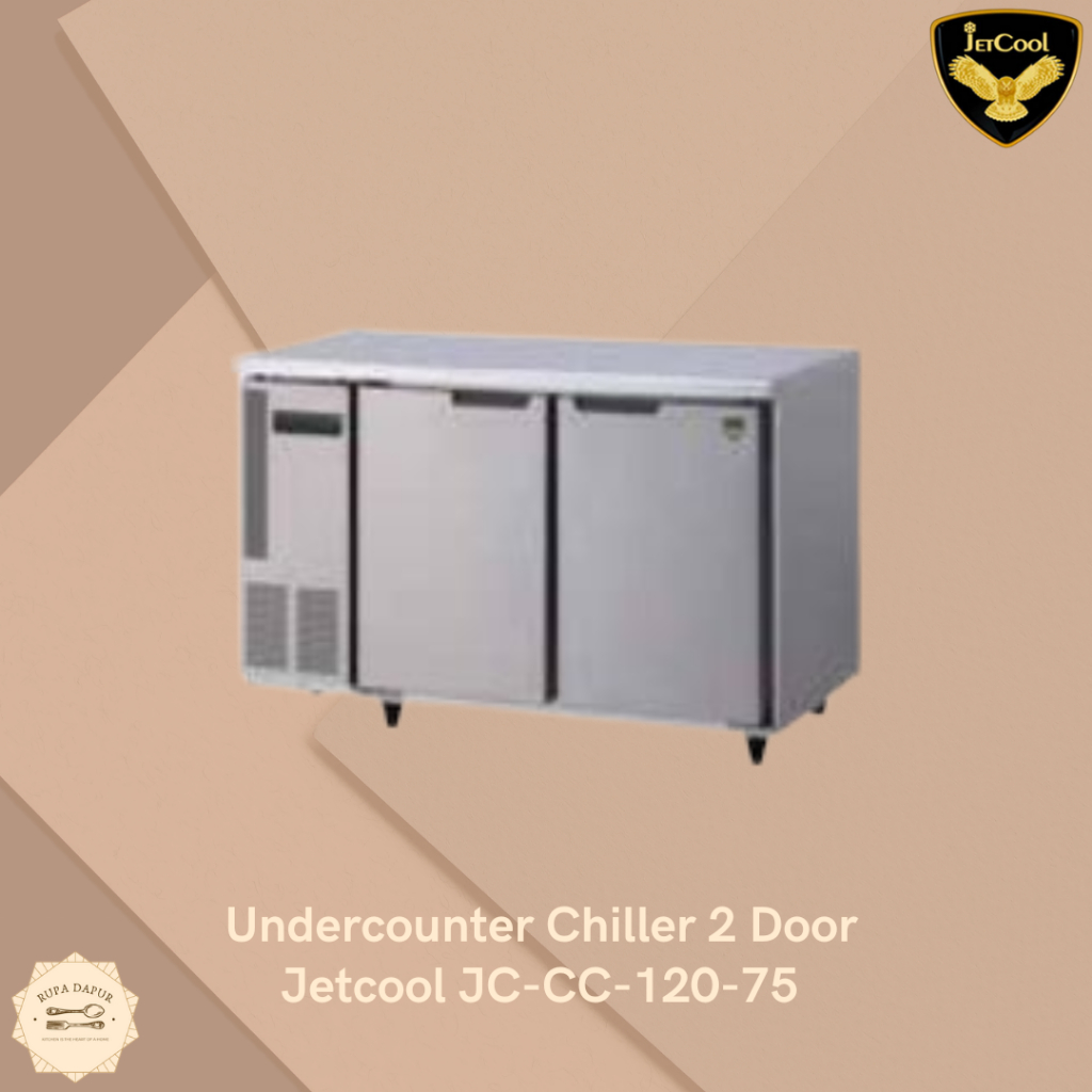 Jual Jetcool Undercounter Chiller 2 Door Model JC-CC-120-70 | Shopee ...