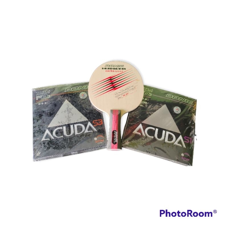 Jual Kayu Donic Original Carbo Speed Dengan Karet Acuda | Shopee Indonesia