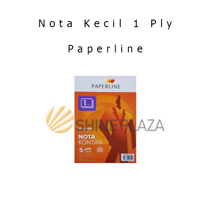 Jual Buku Nota Kontan Paperline 1 Ply Kecil - Nota Paperline Kecil 1 ...