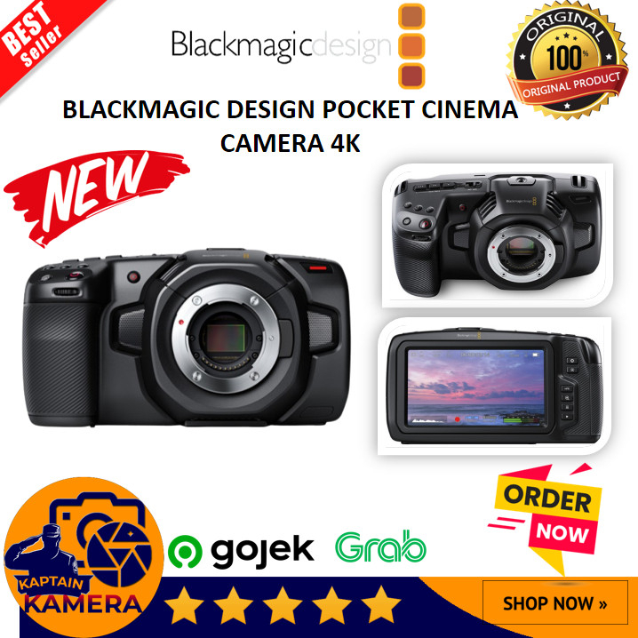 Jual Blackmagic Design Pocket Cinema Camera 4K - Black magic Cinema ...