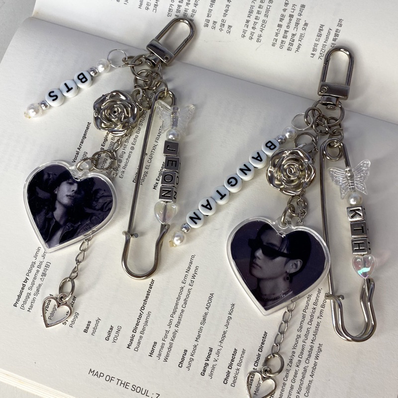 Jual [Custom Available] Keychain Alfabet/ Keychain Kpop/ Keychain Huruf ...