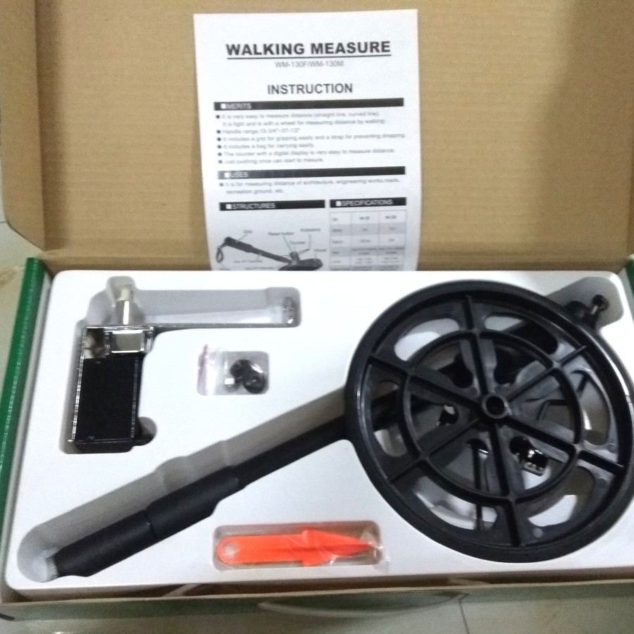 Jual METERAN JALAN Walking measure TOGOSHI RODA DORONG | Shopee Indonesia