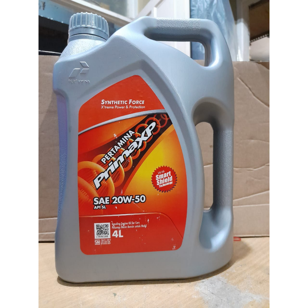 Jual OLI MOBIL PRIMA XP SAE 20 W - 50 4 LITER ORIGINAL PERTAMINA ...
