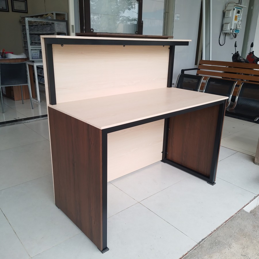 Jual Meja Resepsionis uk 60x120cm tinggi 116cm/kokoh/modern/Multifungsi ...