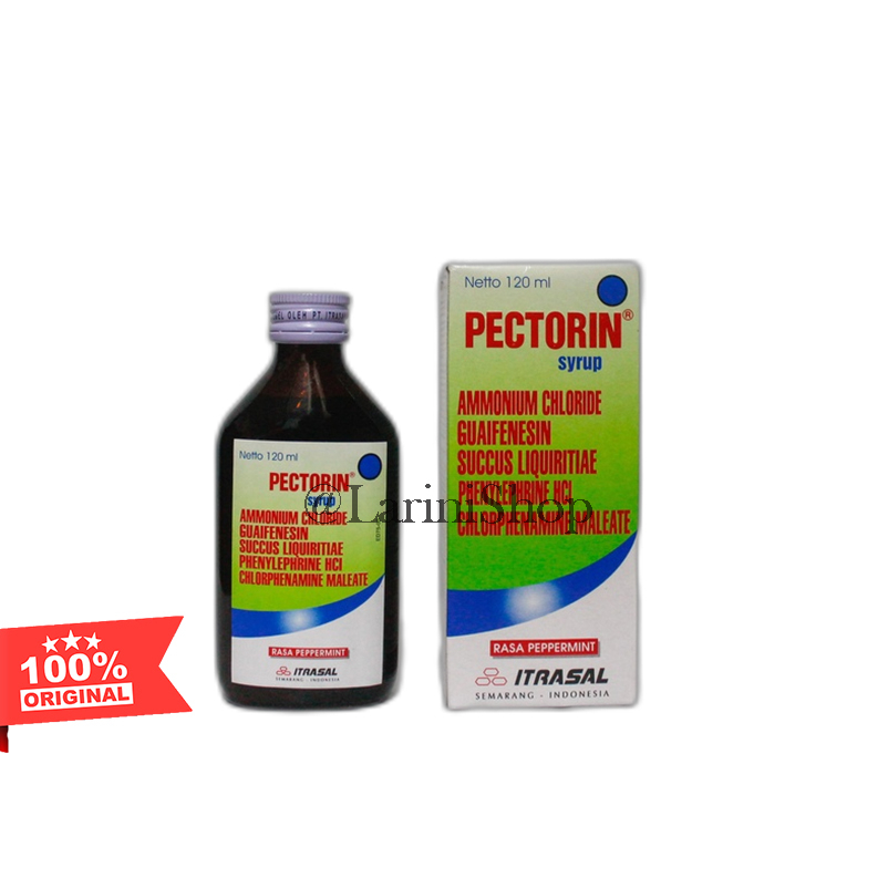 Jual PECTORIN SIRUP 120 ML OBAT BATUK BERDAHAK DAN PILEK ITRASAL ...