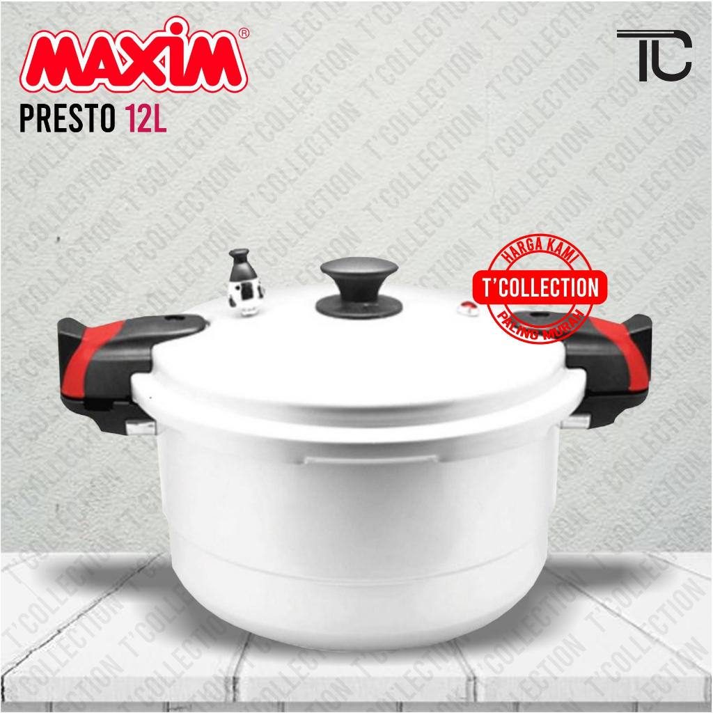 Jual Maxim Panci Presto 30 Cm 12 Liter - Pressure Cooker | Shopee Indonesia