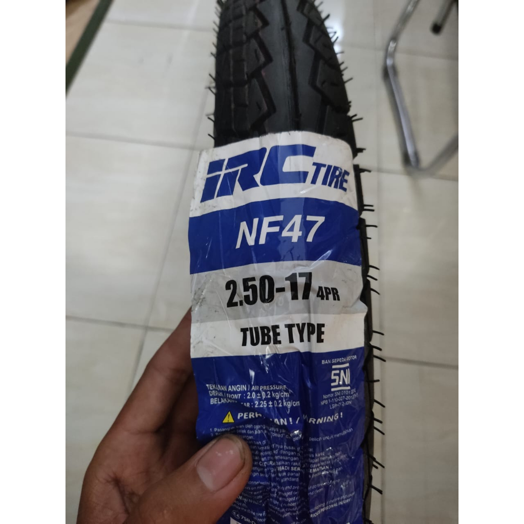 Jual Ban Luar Depan IRC Supra X 100 250 Ring 17 NF 47 NF47 Tube Type | Shopee Indonesia