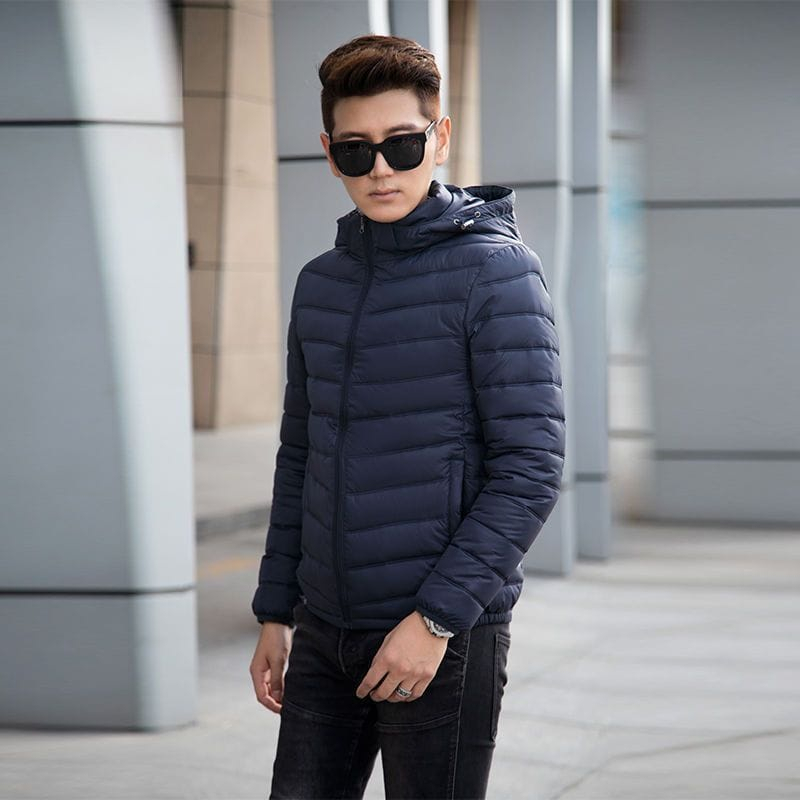 Jual Jaket Puffer Pria Puffer Coat Jaket Touring Motor Anti Angin Jaket Gelembung Parasut ...