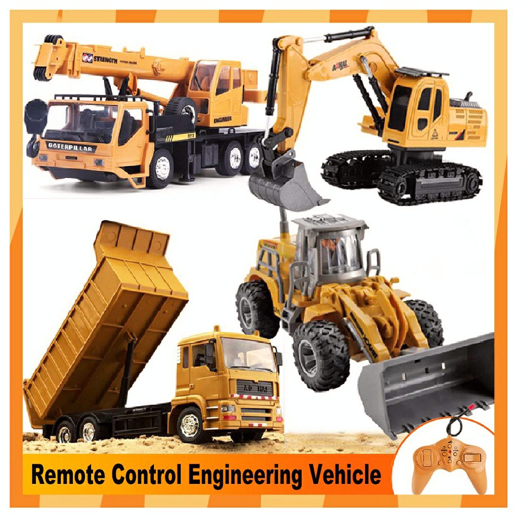 Jual 【Gaudi】2.4G Remote Control Besar Diecast Model Paduan Excavator ...