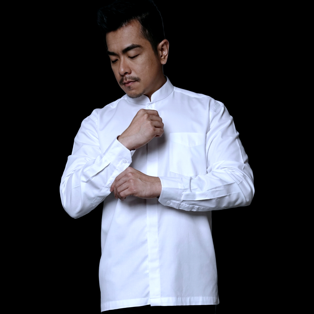 Jual MaxMarine Baju Koko Formal Lengan Panjang Pria Putih | Shopee ...