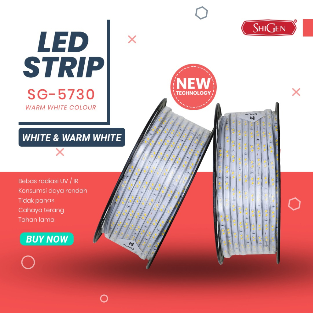 Jual LAMPU LED STRIP / LAMPU HIAS PLAFON BAHAN PREMIUM SHIGEN | Shopee ...