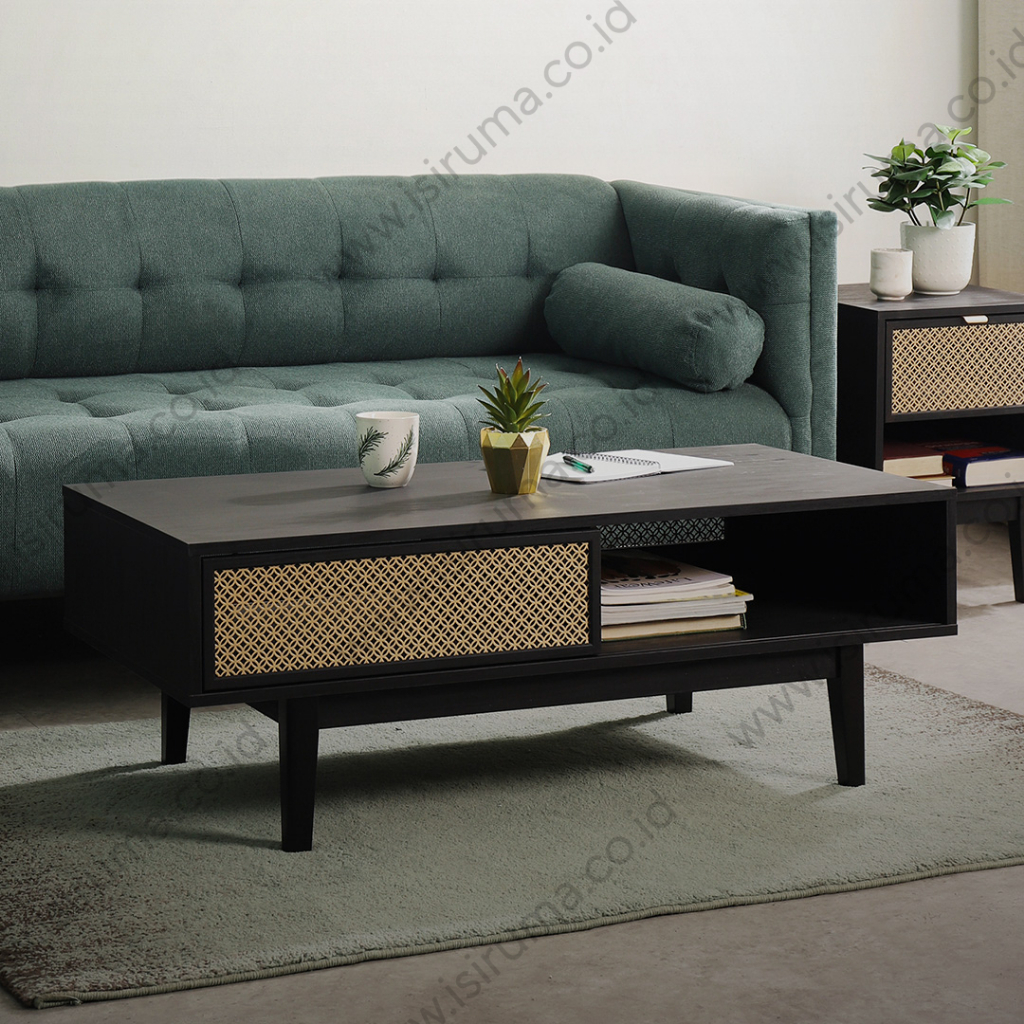 Jual Meja Ruang Tamu Rak Coffee Table Minimalis SUPER RETRO - ISIRUMA ...