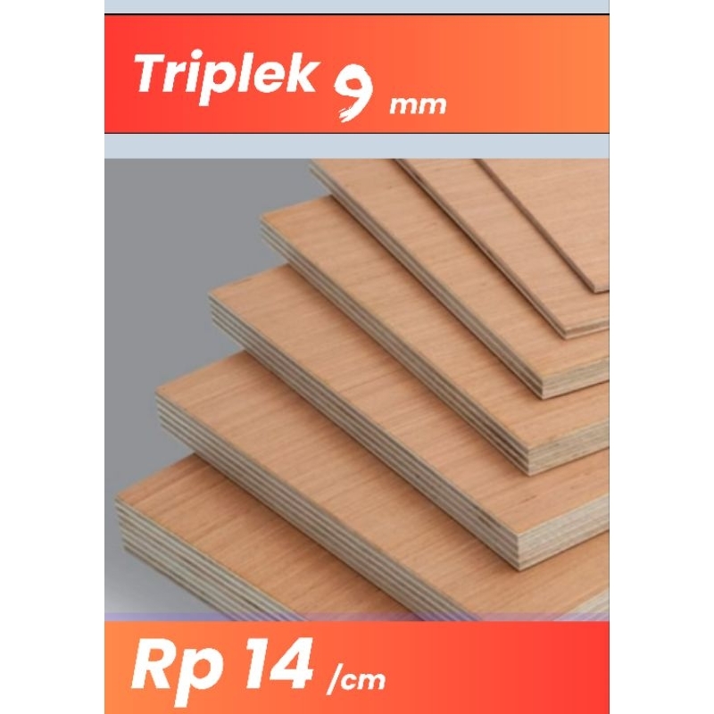 Jual Triplek 9mm ukuran Custom Harga Rp14 /cm | Shopee Indonesia