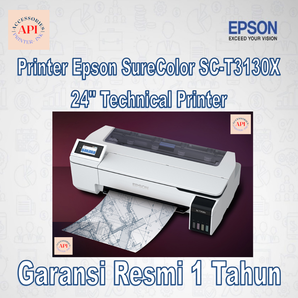 Jual Printer Epson SureColor SC-T3130X SC T3130X SC T 3130 X 24" Technical Printer - Garansi ...