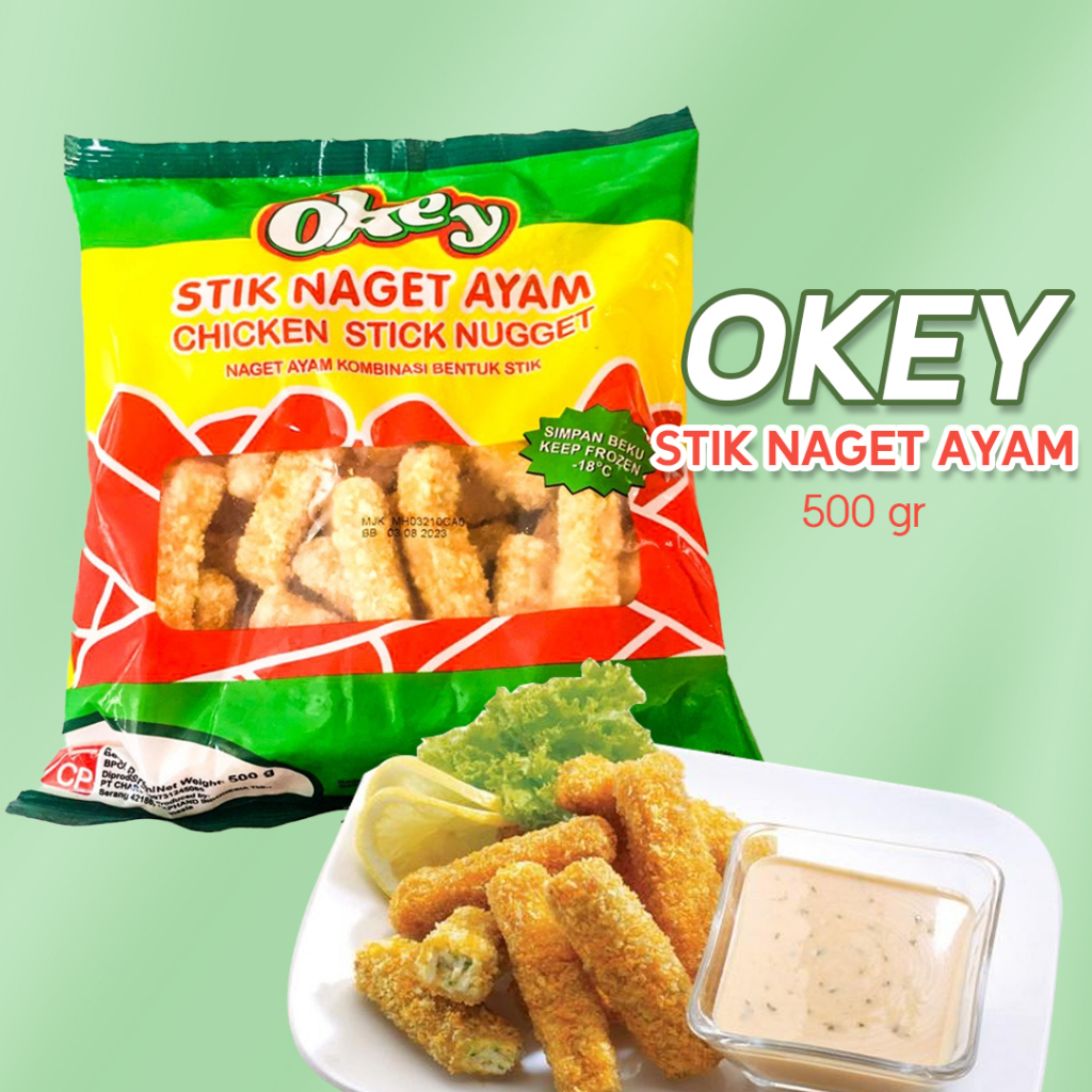 Jual okey stik nuget ayam 500 gram | Shopee Indonesia