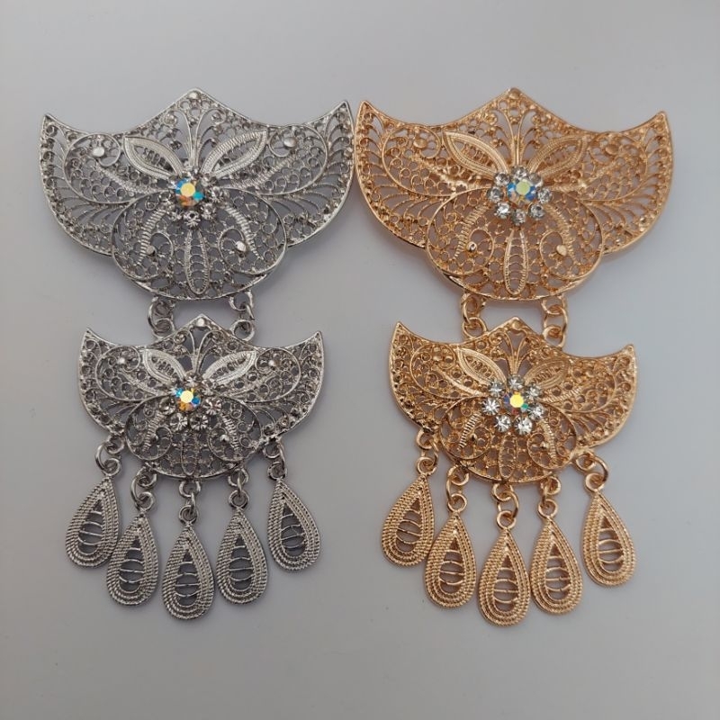 Jual Bros kebaya kutu baru susun dua /bros baju bros murah | Shopee ...