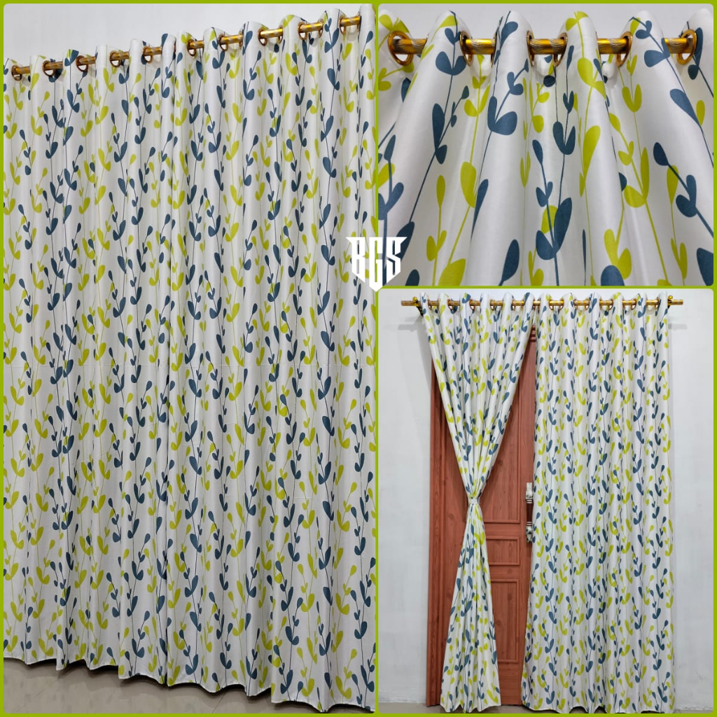 Jual Gorden Embos Motif Horden Pintu dan Hordeng Jendela Smokering 12 ...