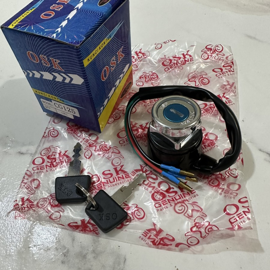 Jual ONLY OSK CG125 KUNCI KONTAK MOTOR CG 125 CB100 CB 100 GL MAX TIGER WIN KEYSET KEY SET ...