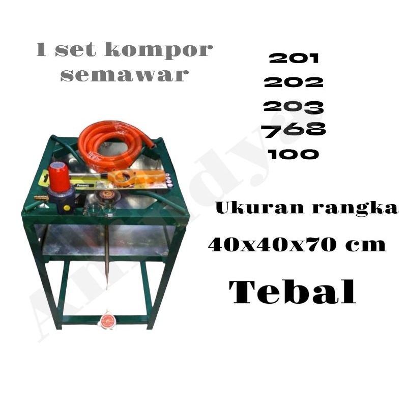 Jual 1 set kompor semawar rangka tinggi 70 cm | Shopee Indonesia