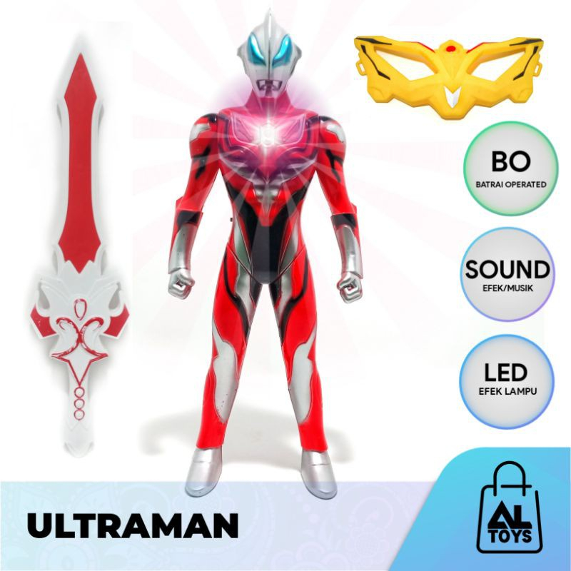 Jual MAINAN Pedang ULTRAMAN Mask SET Lengkap dengan lampu dan suara ...