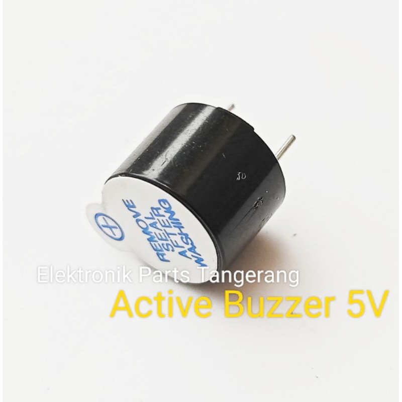 Jual BUZZER 5V ACTIVE BUZZER 5V AKTIVE BUZZER 5VOLT ACTIVE PIEZO BUZZER 5V NADA BUNYI volume ...