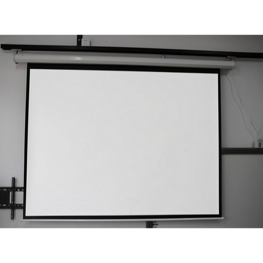 Jual Screen Projector Motorized 120 inch Layar Proyektor remot 120 ...
