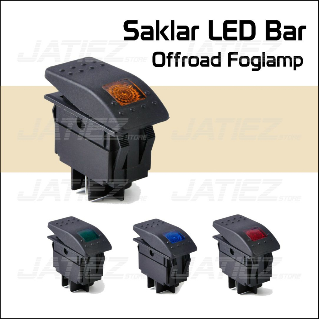 Jual Saklar LED Bar Offroad Foglamp - Rocker Switch Model ARB ...