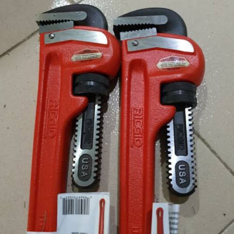 Jual (UTC) Pipe wrench/kunci pipa 10" Ridgid | Shopee Indonesia