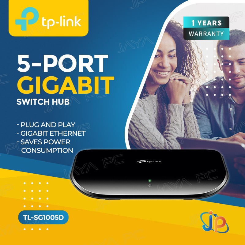 Jual TP-LINK TL-SG1005D 5-Port Gigabit Desktop Ethernet Switch Hub | Shopee Indonesia