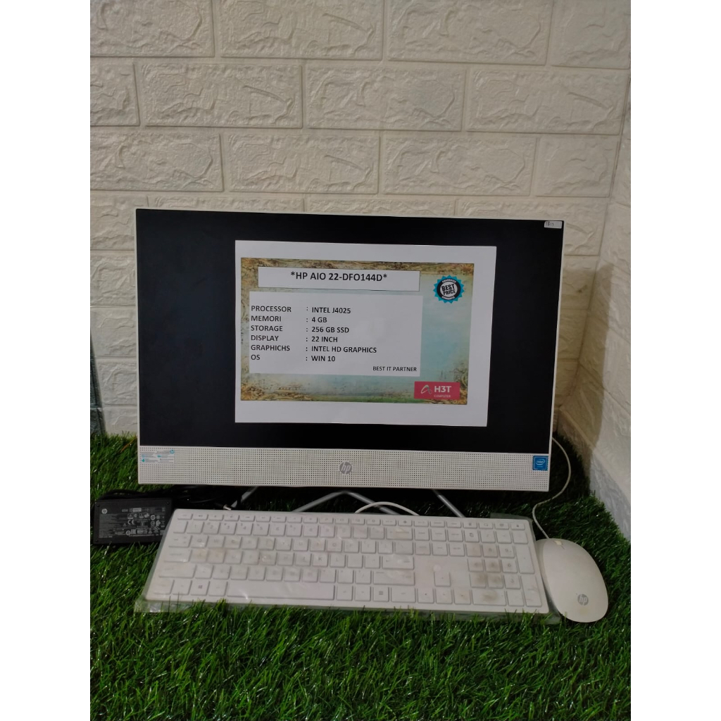 Jual HP AIO 22-DF0144D INTEL J4025 RAM 4GB SSD 256GB 22 INCH | Shopee ...