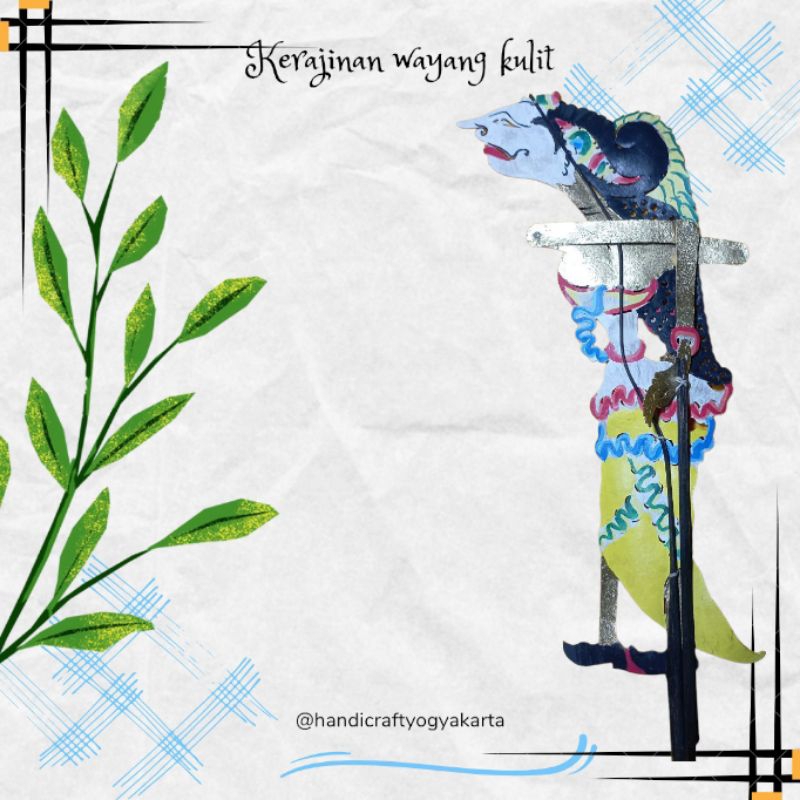 Jual kerajinan tangan wayang kulit asli mainan anak Dewi srikandi ...