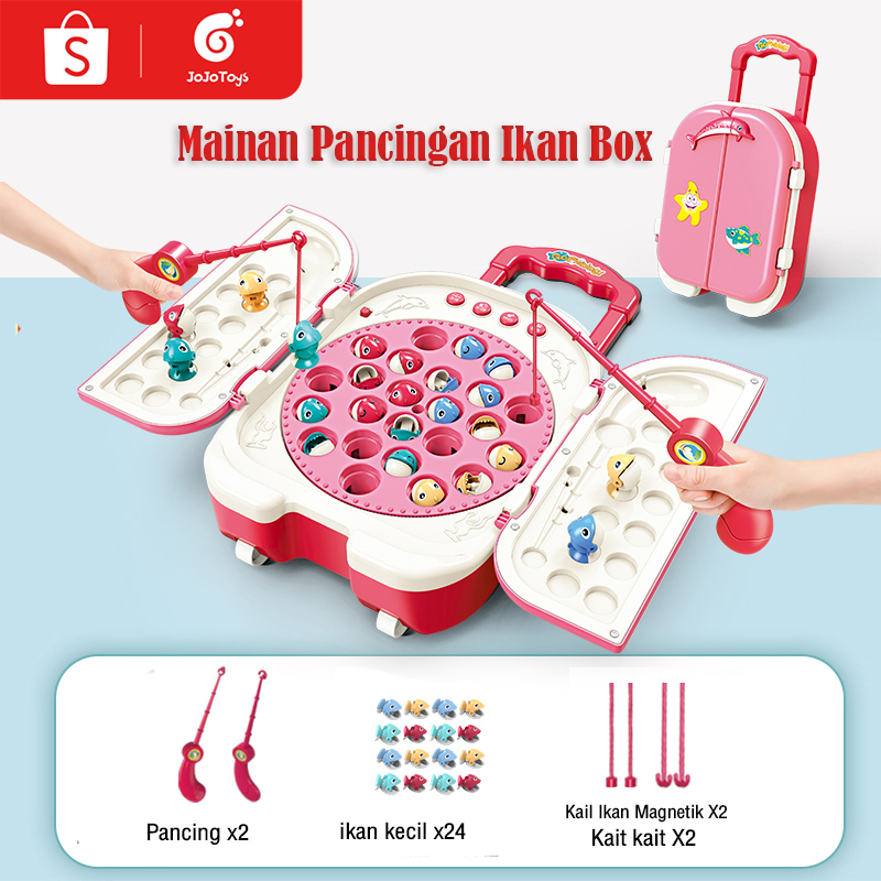 Jual Jojotoy Mainan Pancingan Ikan Magnet Bentuk Trolley Kopor Terbaru ...
