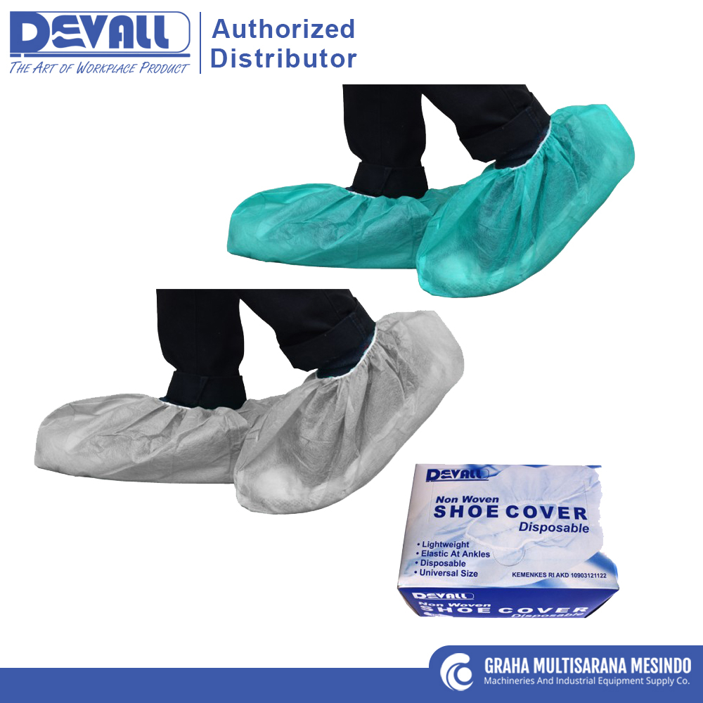 Jual Devall Non Woven Shoe Cover 1 box 100 pcs/ Pembungkus Sepatu ...