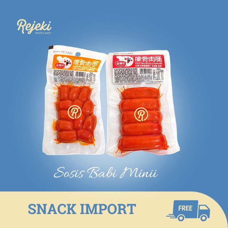 Jual Cui Gu Rou Chang Sosis Babi Mini Siap Makan - Rejeki Frozen Mart ...