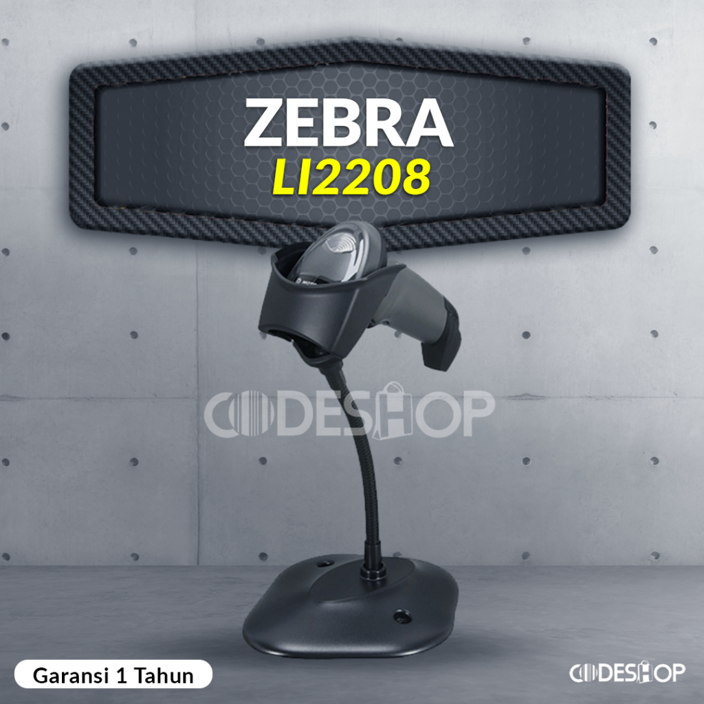 Jual Scanner Barcode Motorola Zebra Symbol LI2208 / LI-2208 Seri Imager ...