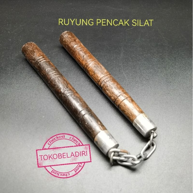 Jual RUYUNG PENCAK silat nunchaku double stick kayu | Shopee Indonesia