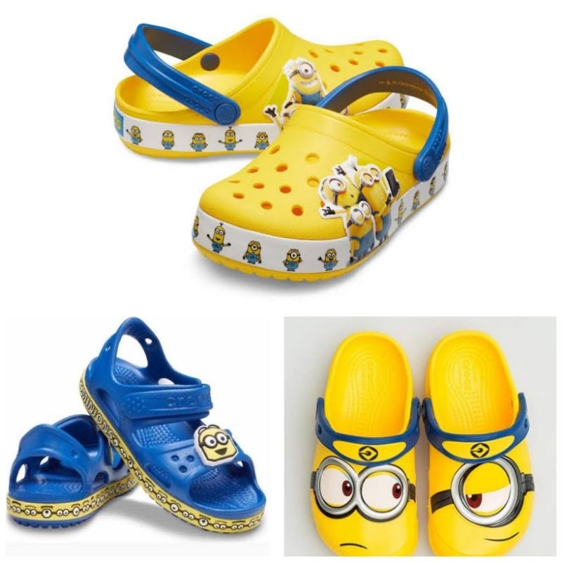 Jual CROCS Minions Minion Sandal Anak Cowok / Cewek Original Crocs ...
