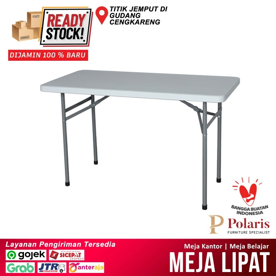 Jual Meja Lipat Portable Polaris - Meja Makan 120 x 60 cm | Shopee ...
