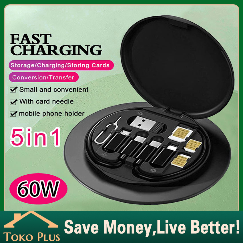 Jual 60W Fast Charging Cable Set Pengisian Cepat Multi-Fungsi Kabel ...