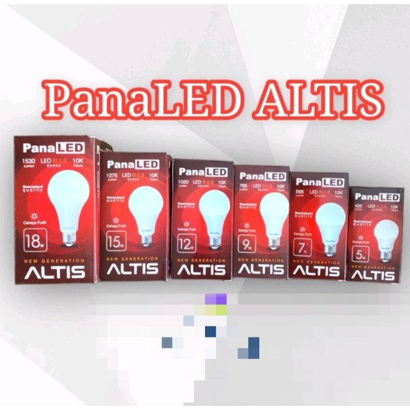 Jual Lampu PANALED ALTIS / VISERO VINTAGE 5W 7W 9W 12W 15W 18W 21W 23W Lampu LED Bulb Panaled ...