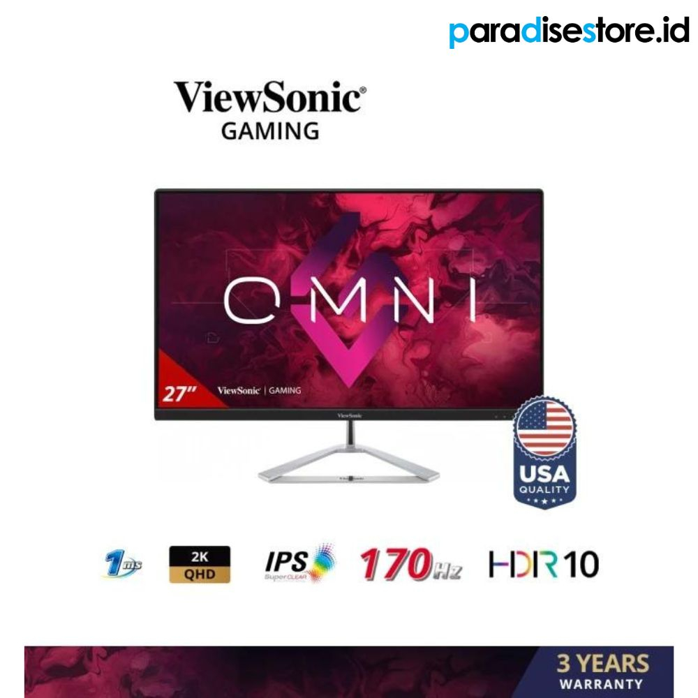 Jual Viewsonic Monitor LED VX2780-2K 27" IPS QHD 1440p 170Hz HDR10 ...