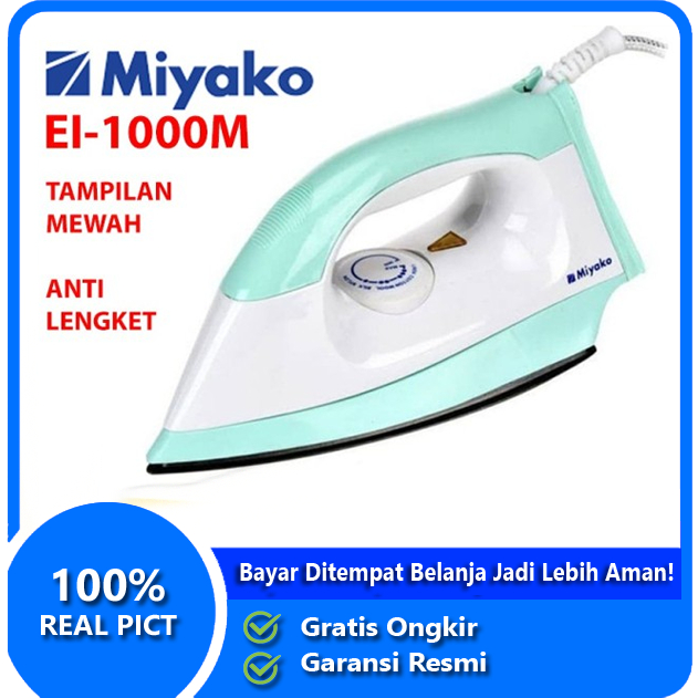 Jual Setrika Miyako EI-1009 M NP Setrika Original MURAH | Shopee Indonesia