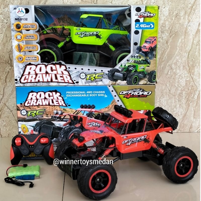 Jual Mainan Mobil Rc Jeep Rock Crawler Off Road 2,4ghz / Mobil Jeep Remote Control | Shopee ...