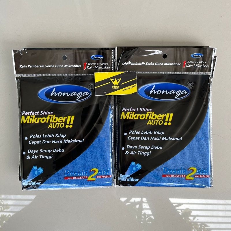 Jual Lap Microfiber Honaga Halus besar 40 x 40 cm / Kain Lap Pengering ...